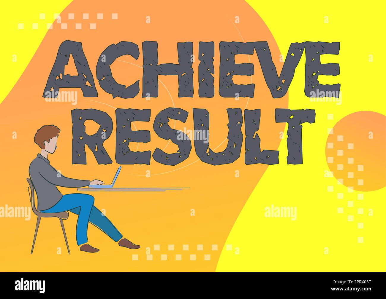 Handwriting text Achieve ResultReceive successful result from hard work ... Handwriting text Achieve ResultReceive successful result from hard work ...