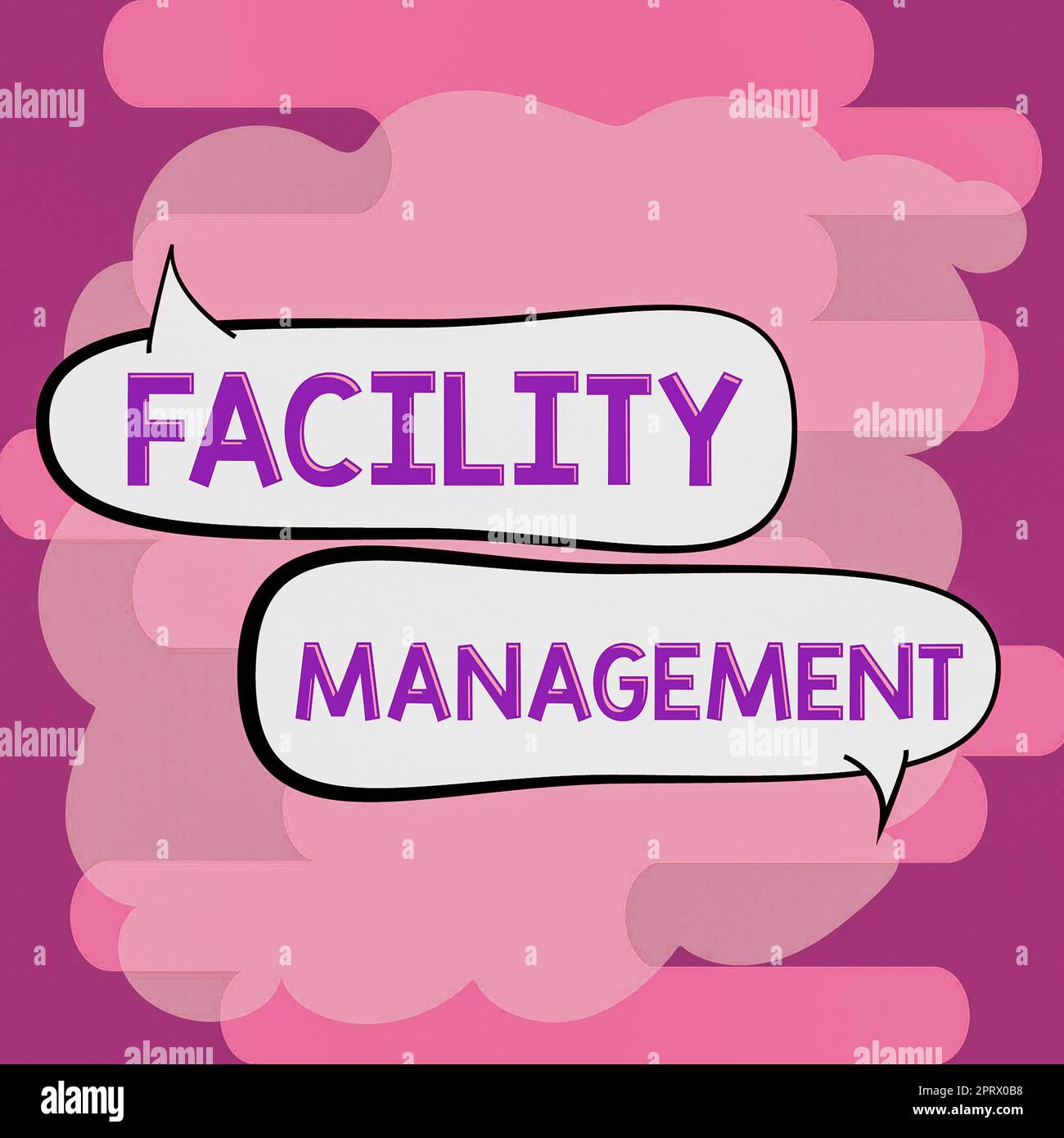 Conceptual caption Facility Management. Business idea Multiple Function ...