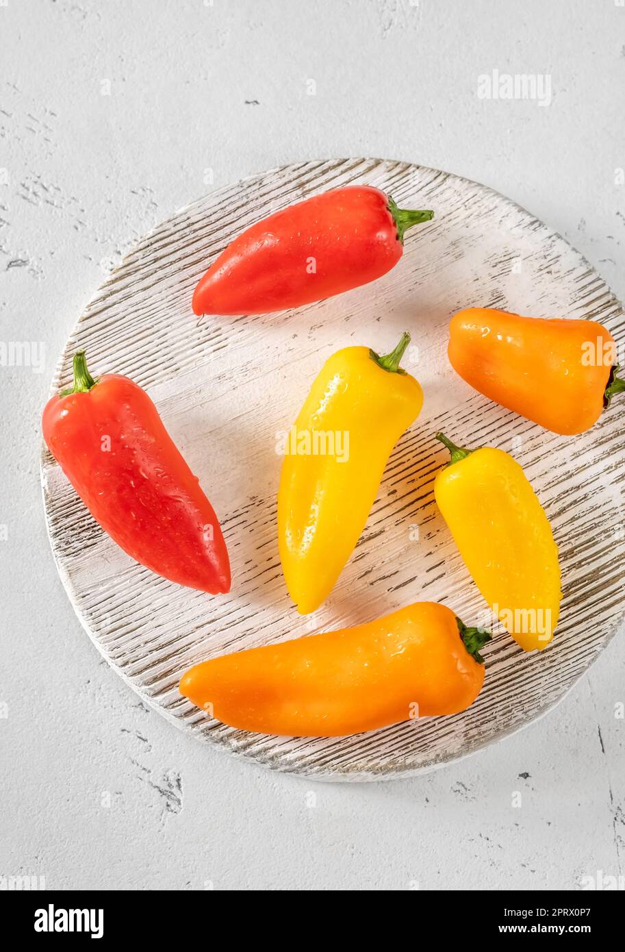 Fresh bell peppers close hi-res stock photography and images - Alamy