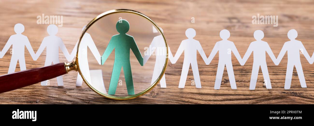 Magnifying glass figures hi-res stock photography and images - Alamy