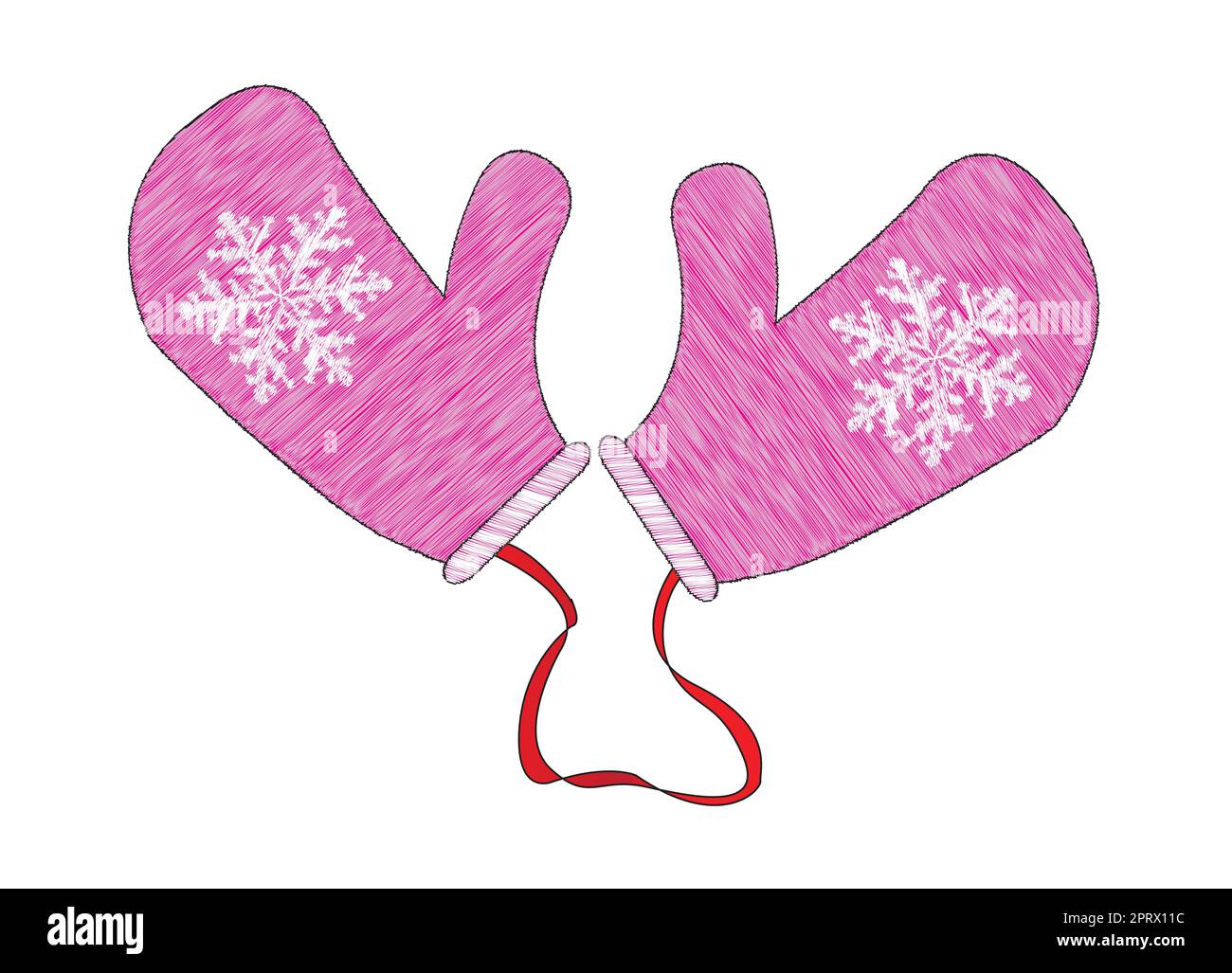 Blue red knitted christmas Stock Vector Images - Alamy