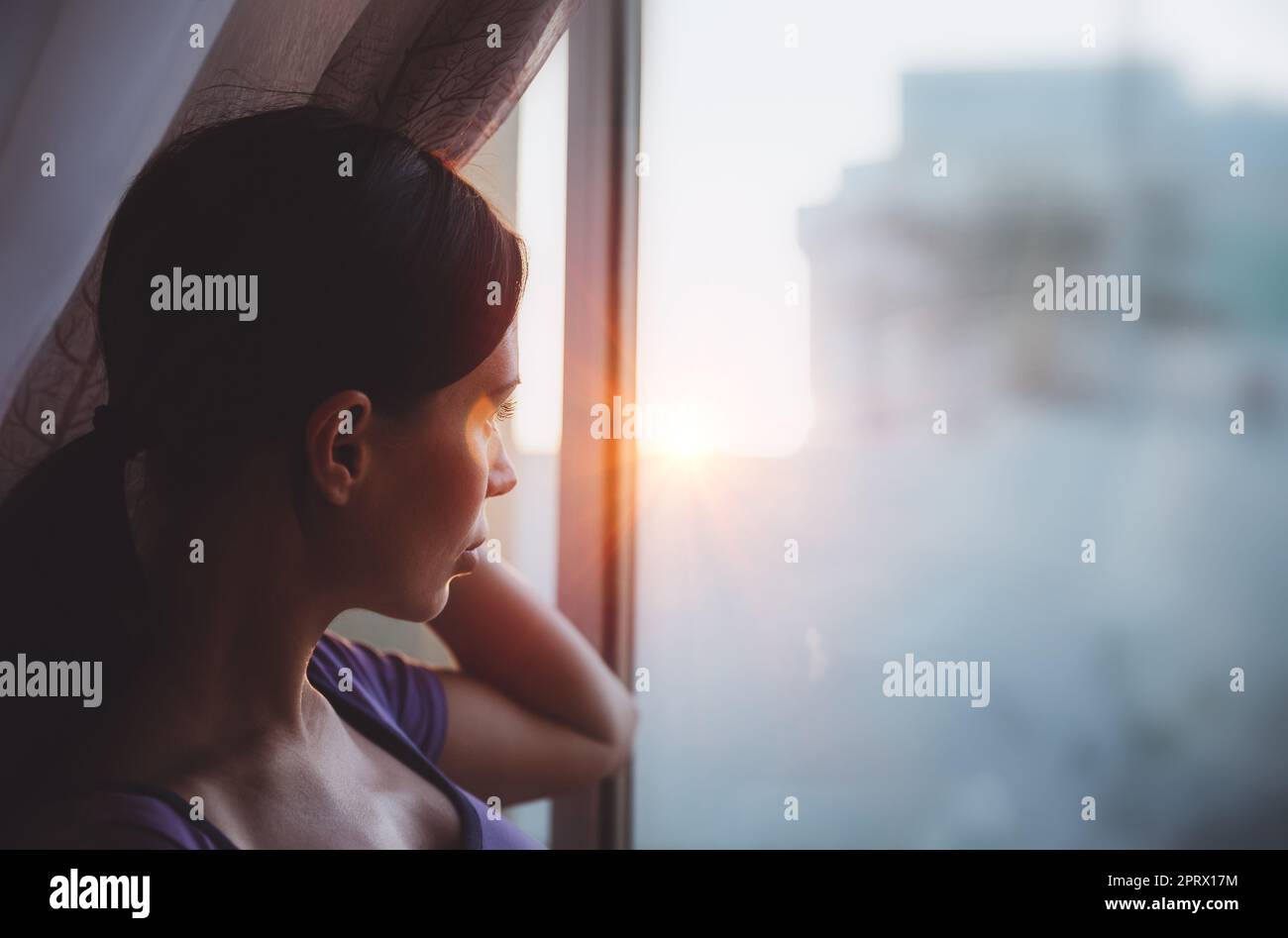 Peaceful profile hi-res stock photography and images - Alamy