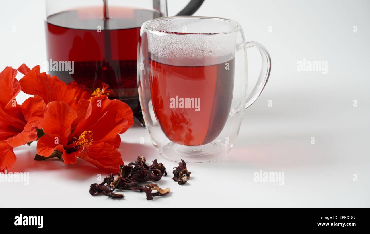 Tea with carcade hi-res stock photography and images - Alamy