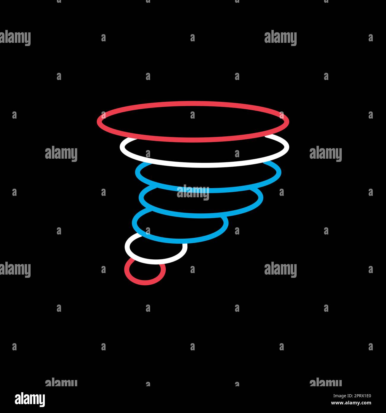 Tornado vector flat icon. Whirlwind storm sign Stock Vector Image & Art - Alamy