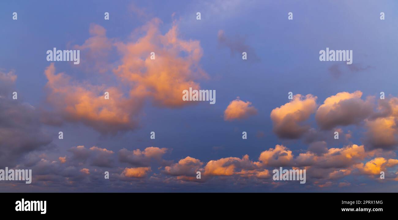 Beautiful sky with cloud before sunset Stock Photo - Alamy