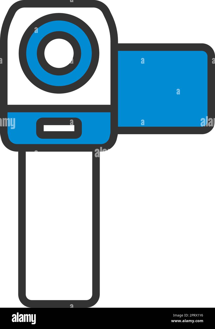 Video camera icon bold Stock Vector Images - Alamy