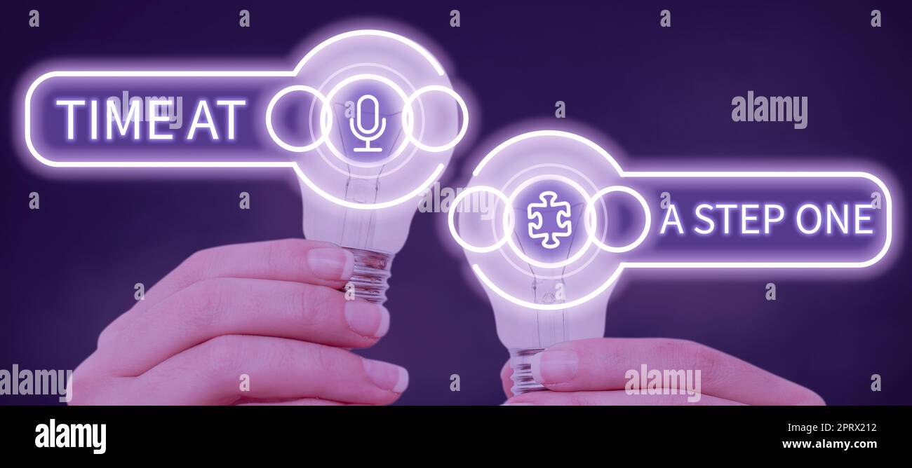 Text caption presenting Time At A Step OneSlowly but Surely Milestone ...