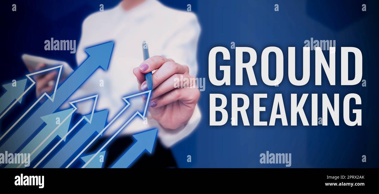 Conceptual caption Ground BreakingVery new and a big change from other ...
