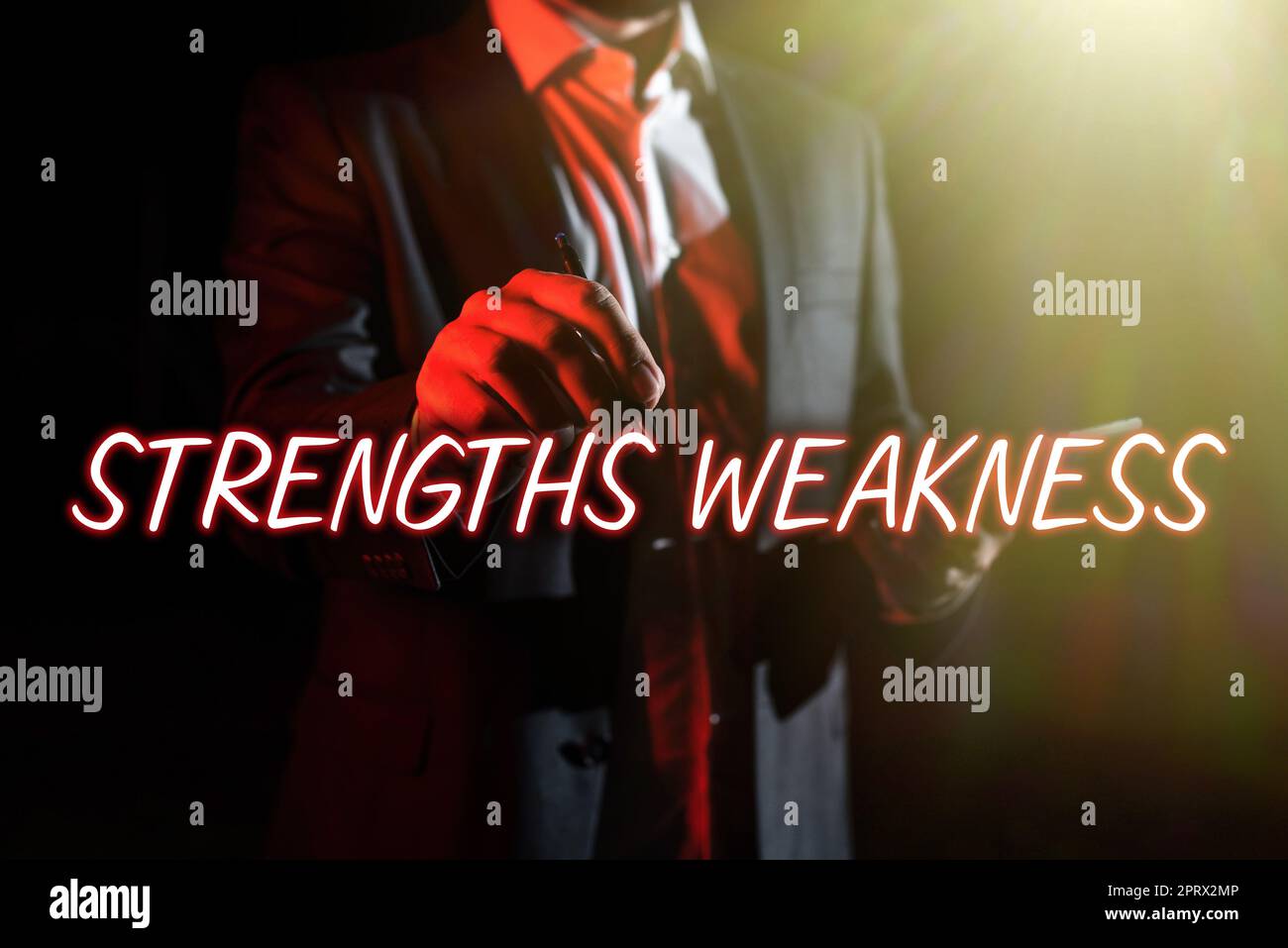 Writing displaying text Strengths WeaknessOpportunity and Threat ...