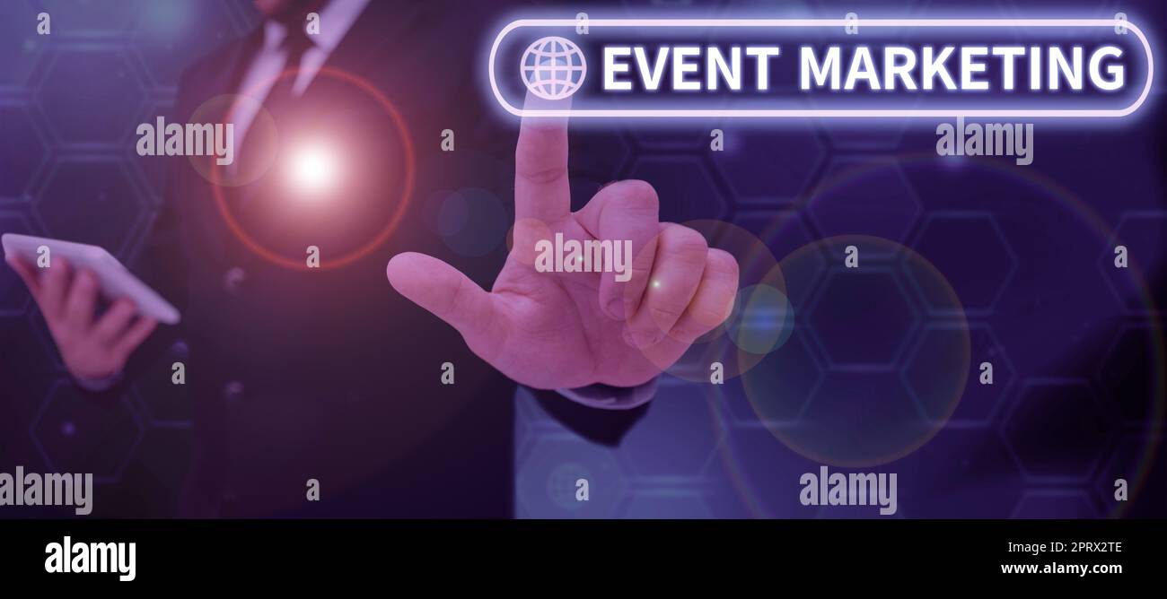 Handwriting Text Event Marketingdescribes Process Of Developing Display