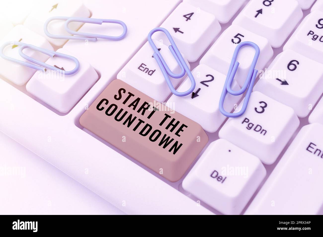 Hand writing sign Start The Countdown. Business overview Sequence of ...