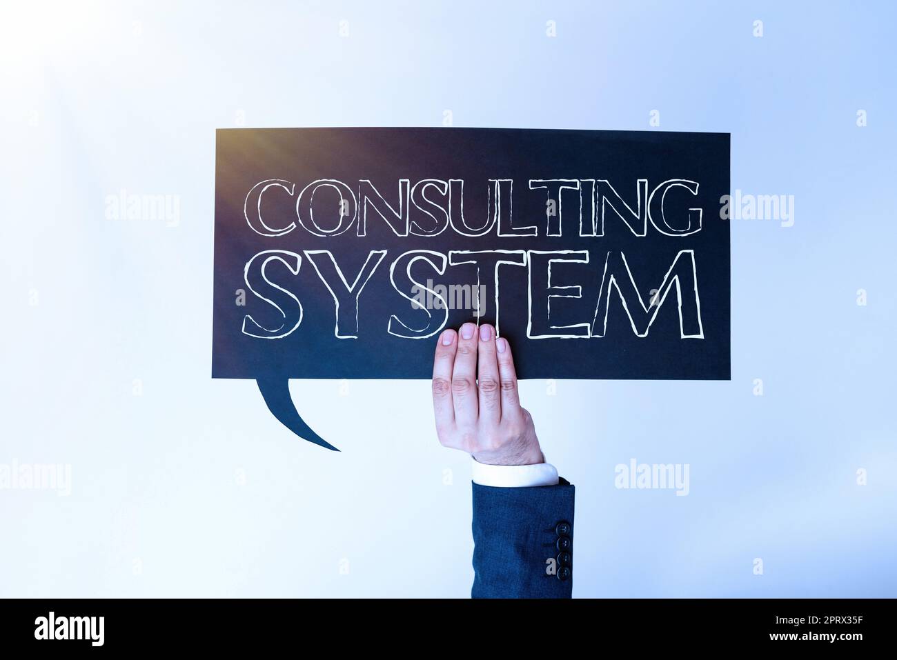 Text showing inspiration Consulting SystemHelping firms improve process ...