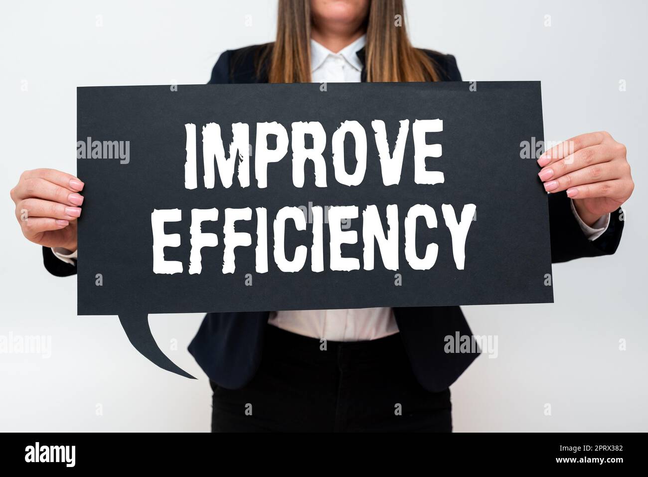 Text showing inspiration Improve EfficiencyCompetency in performance ...