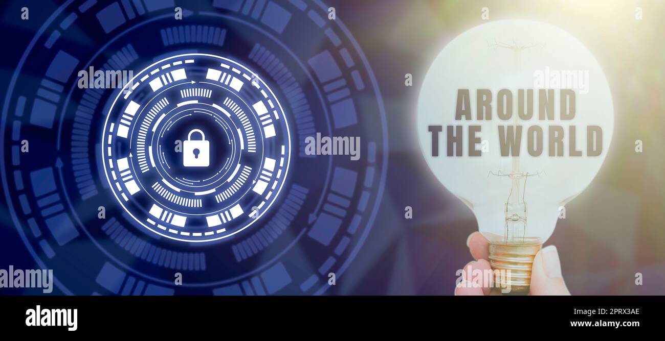 Inspiration showing sign Around The Worldsaying that something ...