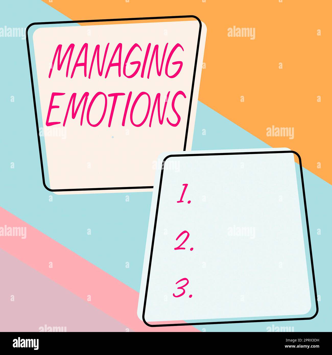 Conceptual display Managing EmotionsControlling feelings in oneself ...