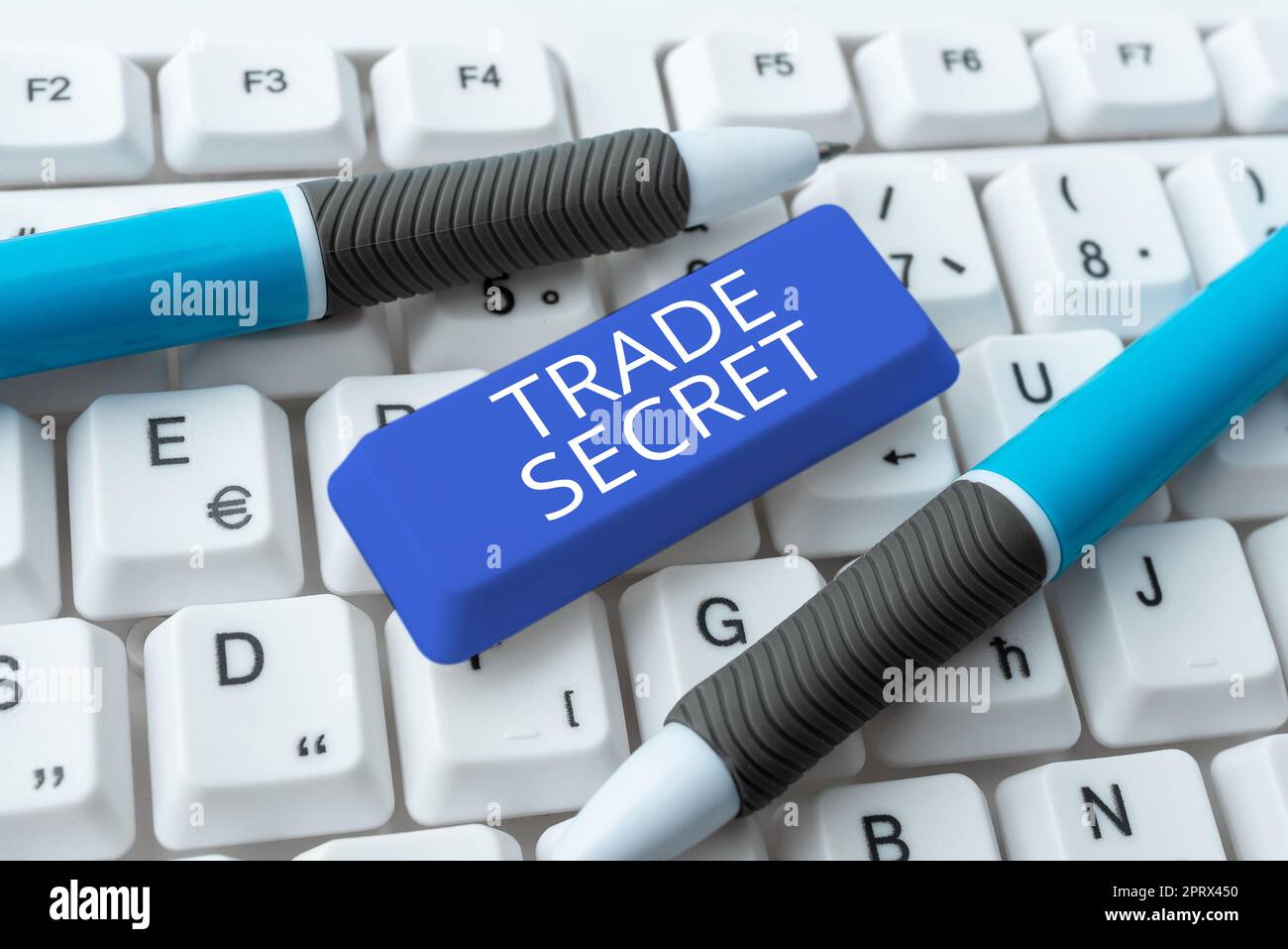 Hand writing sign Trade Secret. Business idea Confidential information ...