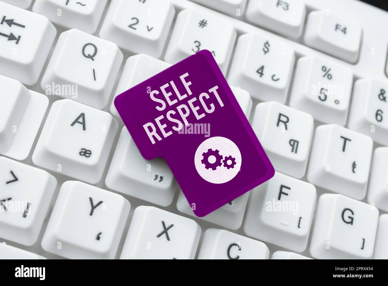 Sign displaying Self Respect. Business idea Pride and confidence in ...
