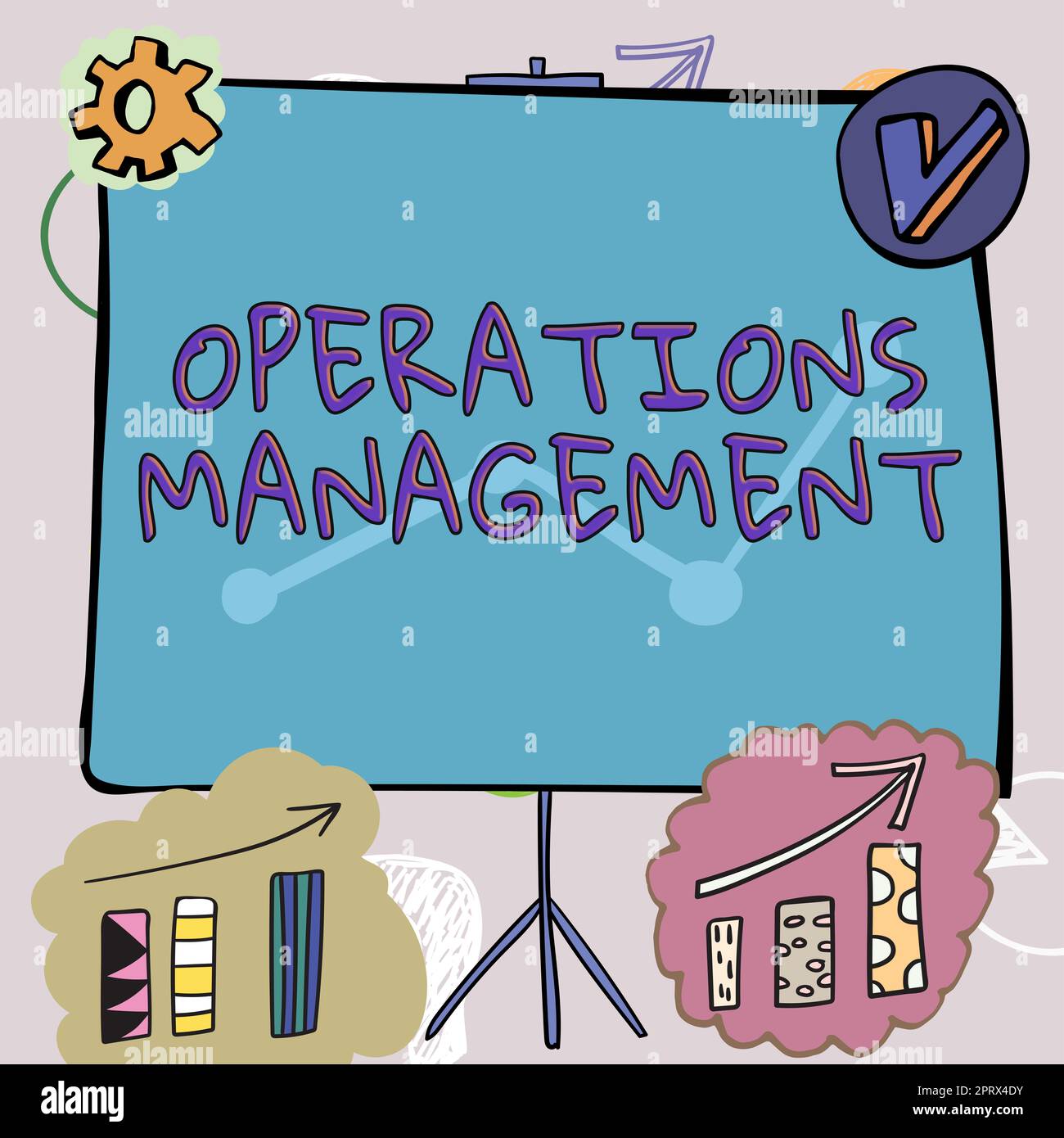 Text sign showing Operations Management, Conceptual photo ensure Inputs to Output the Production ...