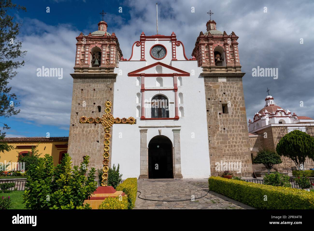 Facade of the 16th century Church of Our Lady of the Assumption in ...