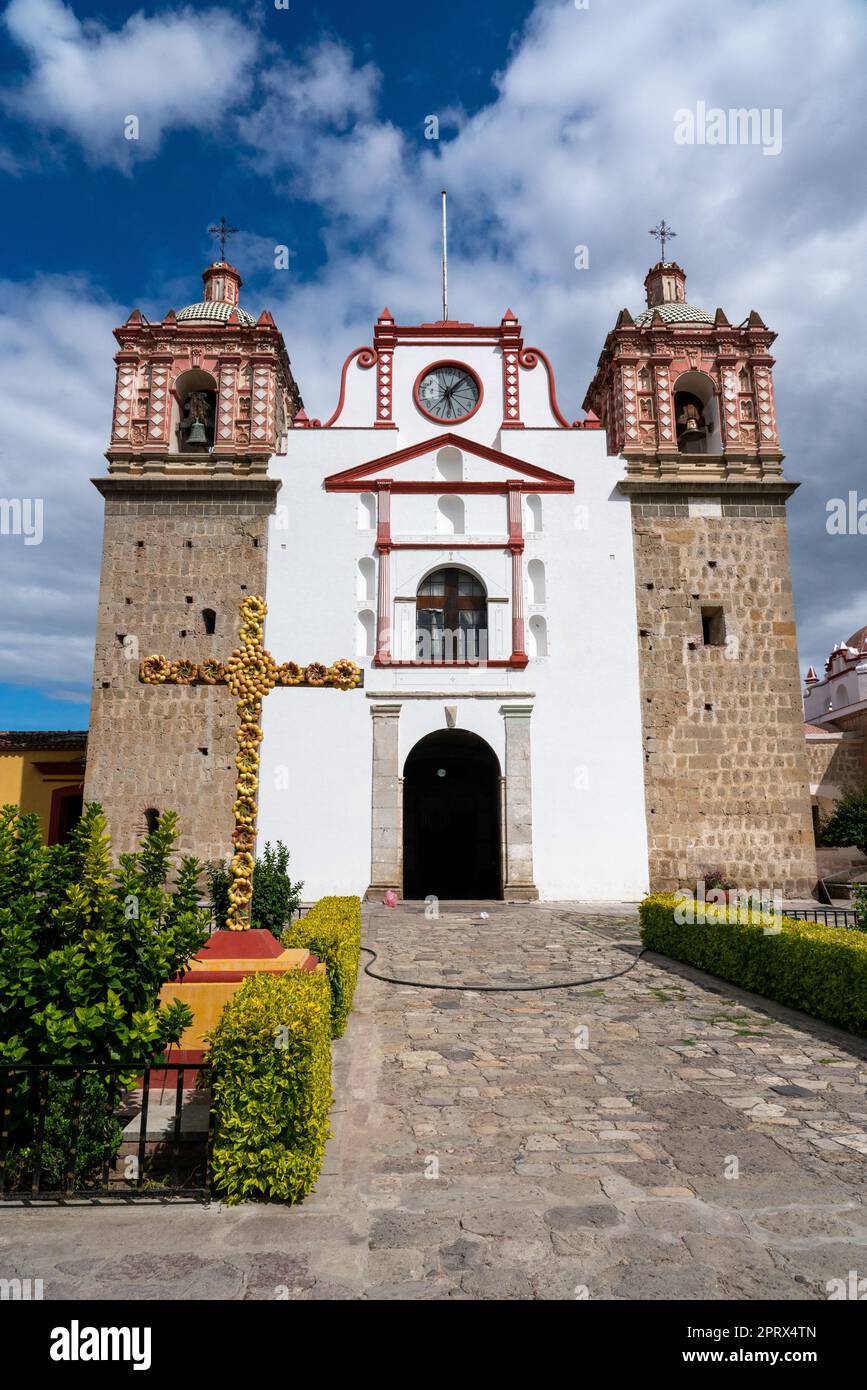 Facade of the 16th century Church of Our Lady of the Assumption in ...