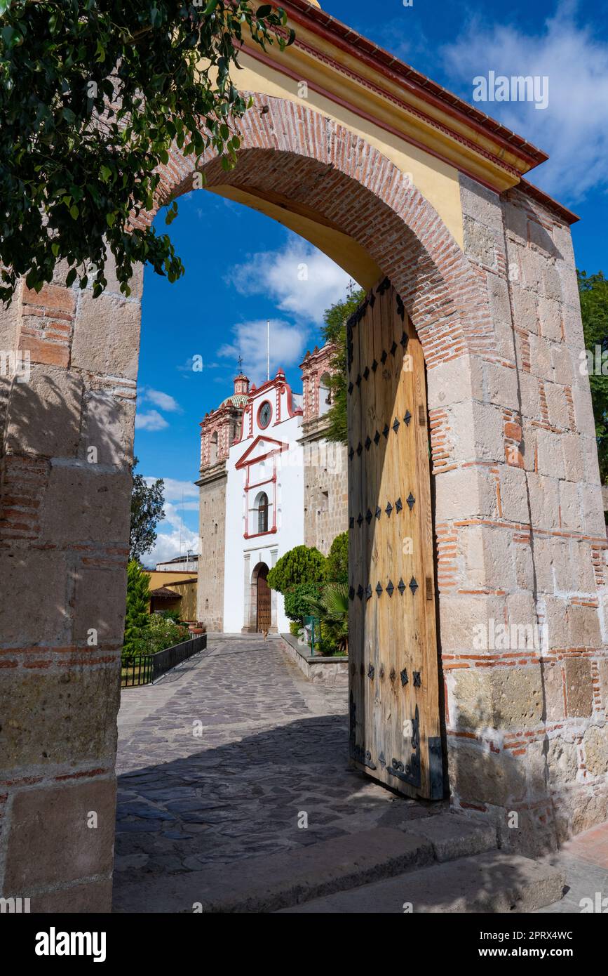 Gateway of the 16th century Church of Our Lady of the Assumption in ...