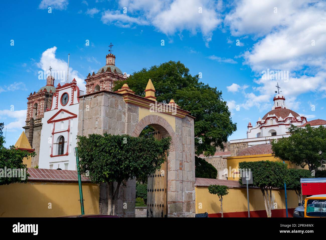 The 16th century Church of Our Lady of the Assumption in Tlacolula de ...