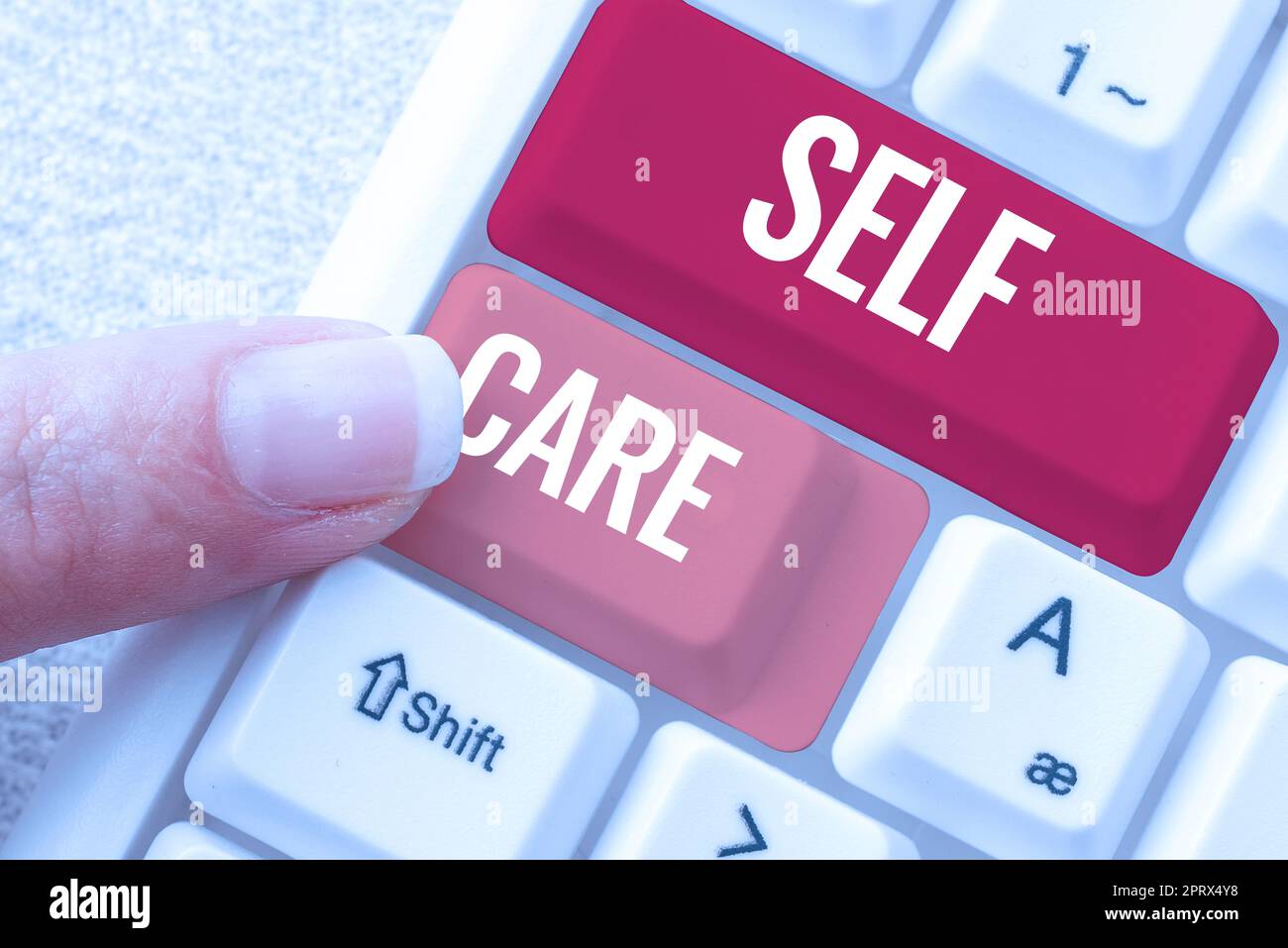 Text sign showing Self Care. Business idea Give comfort to your own ...
