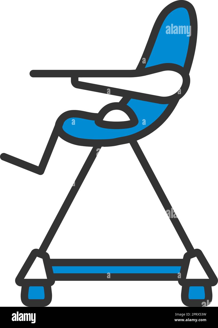 High chair childhood Stock Vector Images - Alamy
