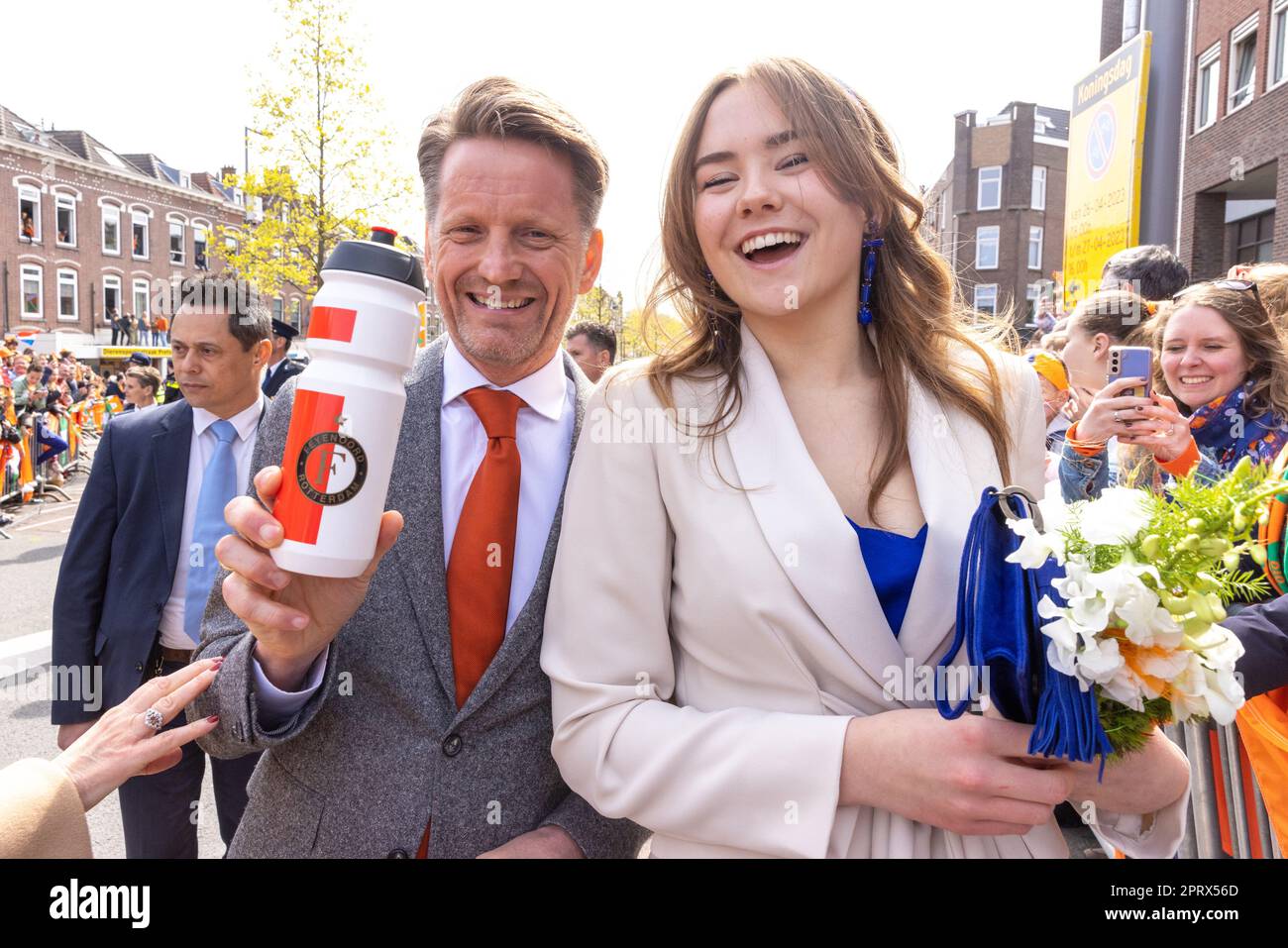 ROTTERDAM - 27/04/2023, 27/04/2023, Prince Pieter-Christiaan and ...
