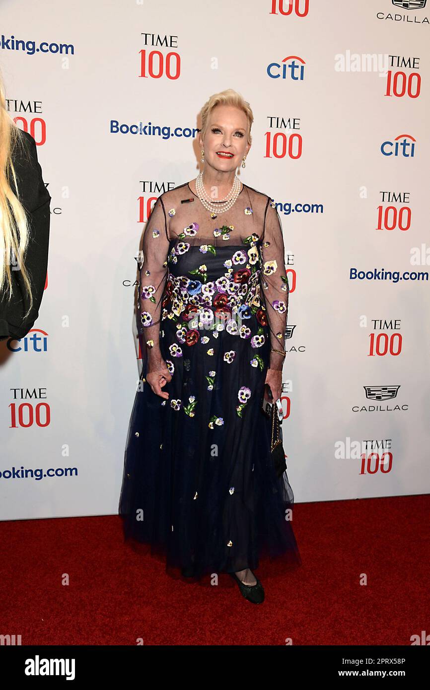 New York, USA on April 26, 2023. Cindy McCain attends the TIME 100 Most ...