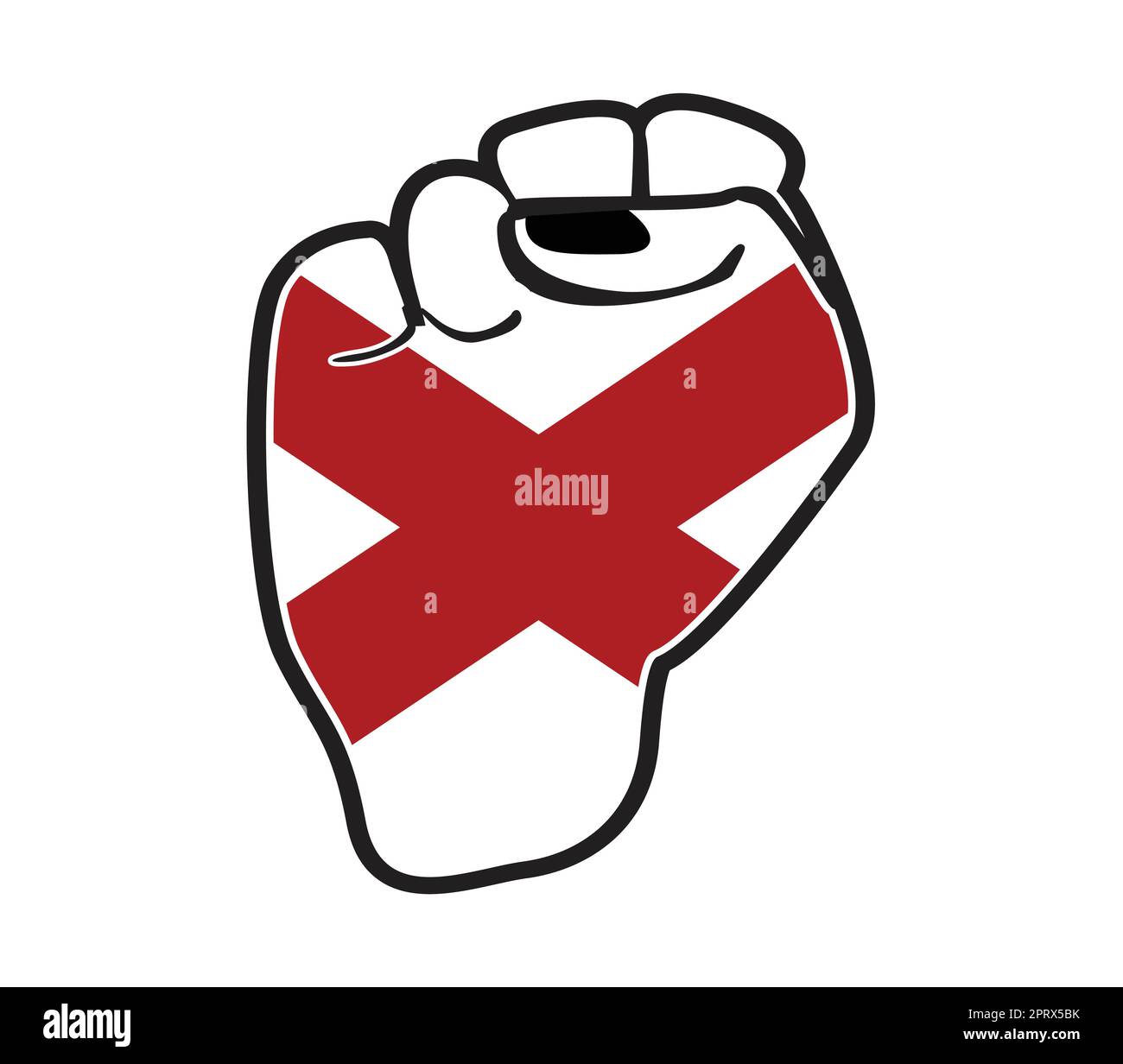 Alabama State Flag Power Fist Stock Vector Image & Art - Alamy