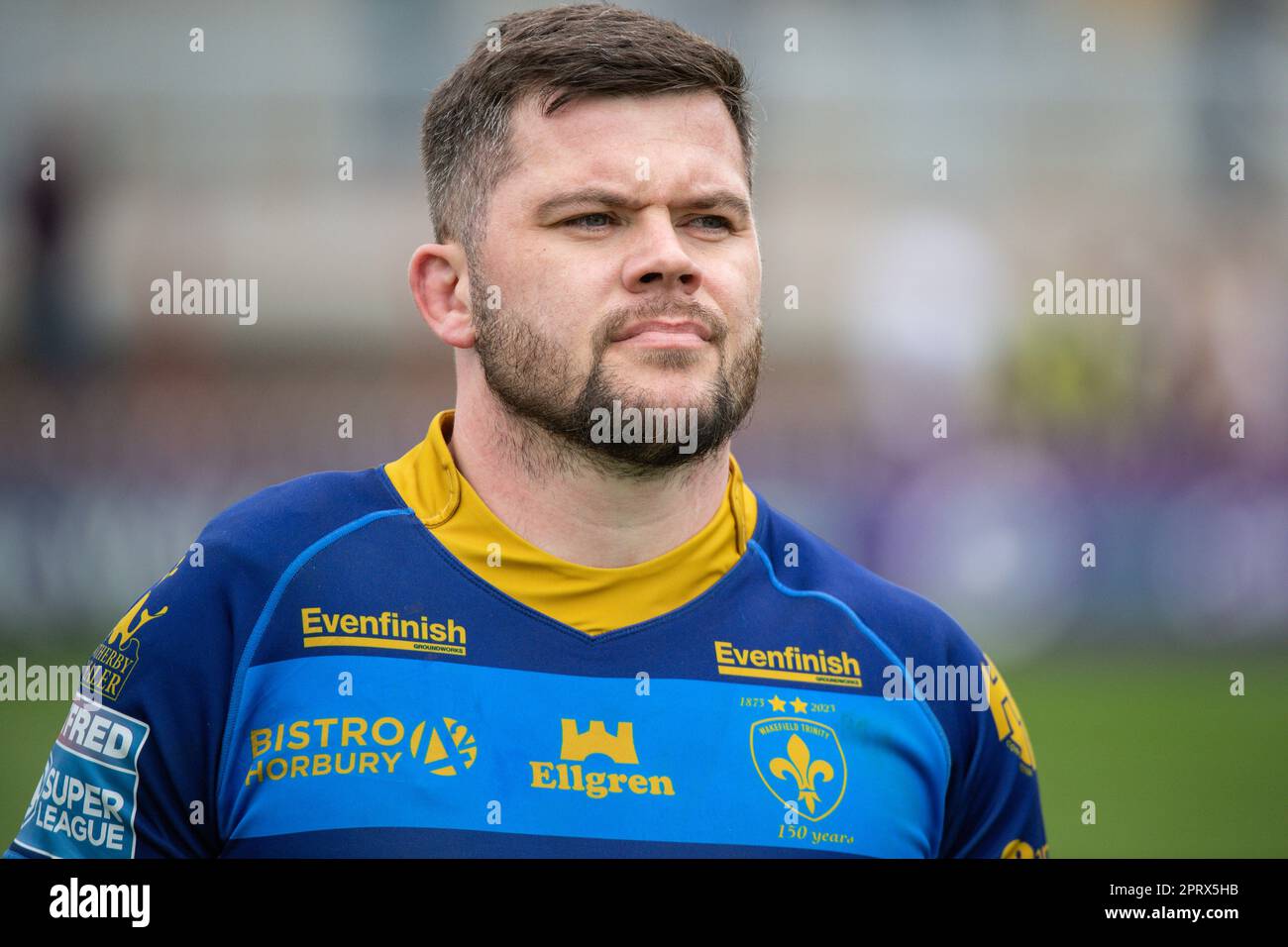 Wakefield, England - 16th April 2023 - Wakefield Trinity's Liam Hood ...