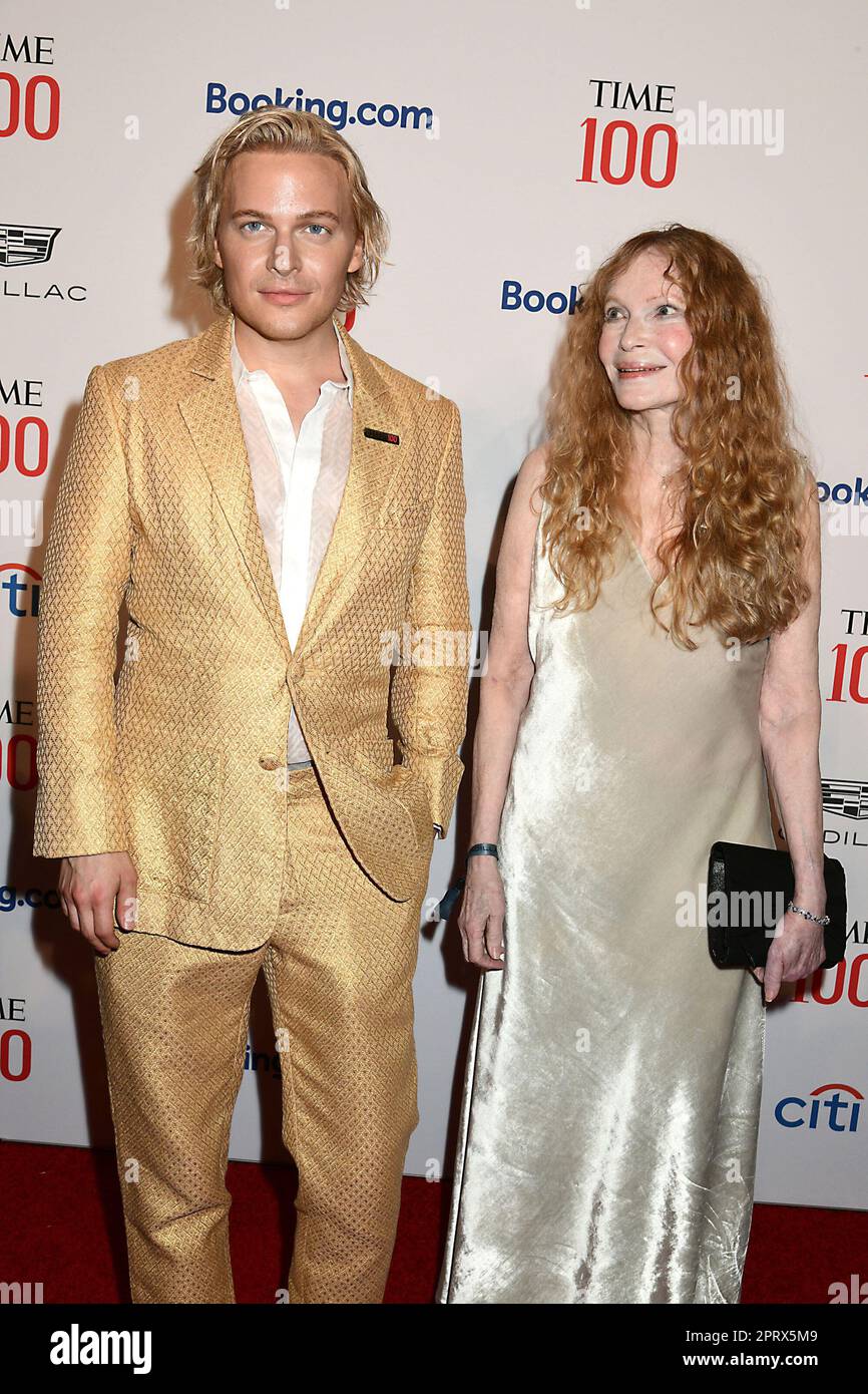 Ronan Farrow and his mother Mia Farrow attend the TIME 100 Most ...