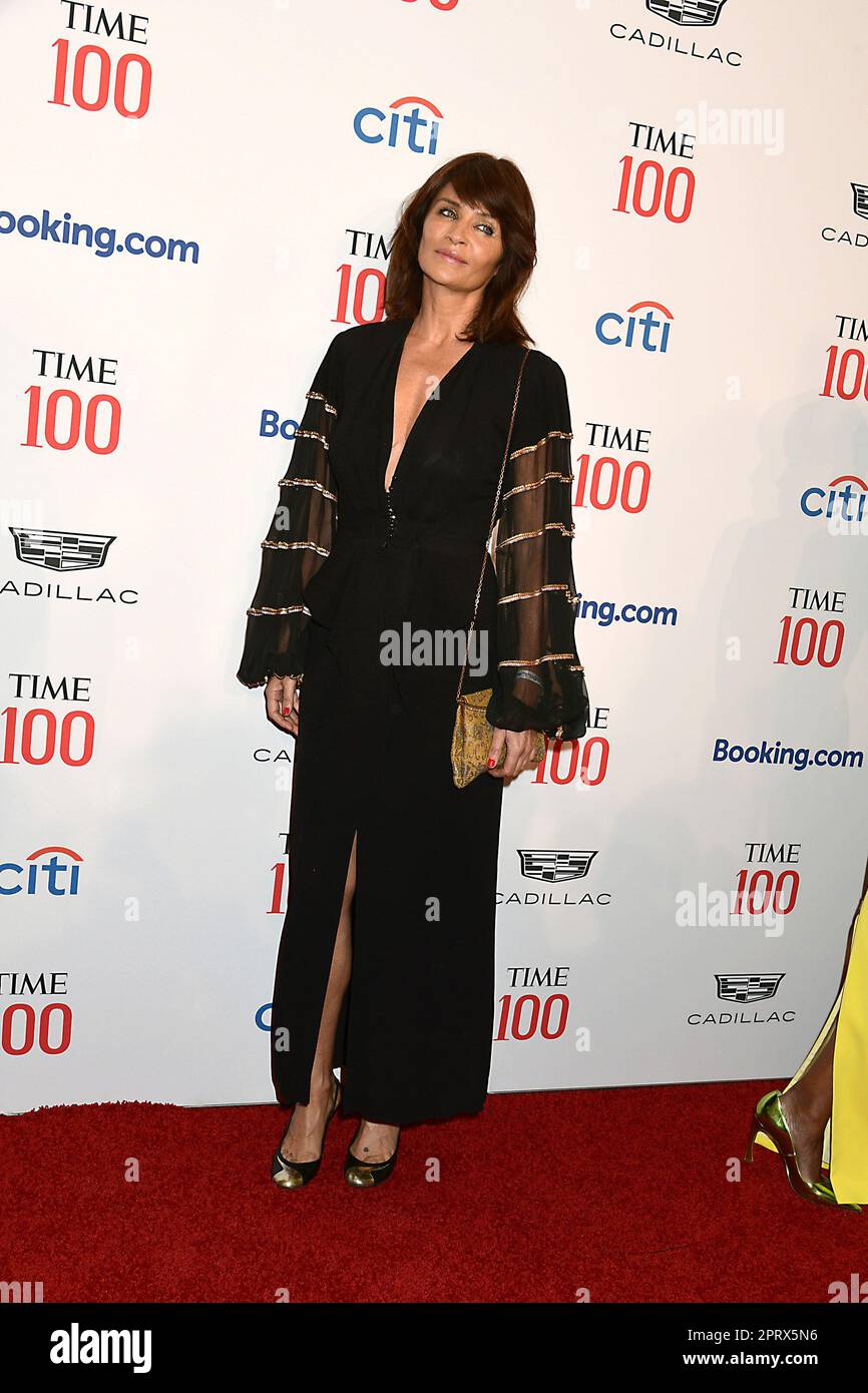 Helena Christensen attends the TIME 100 Most Influential People in the ...