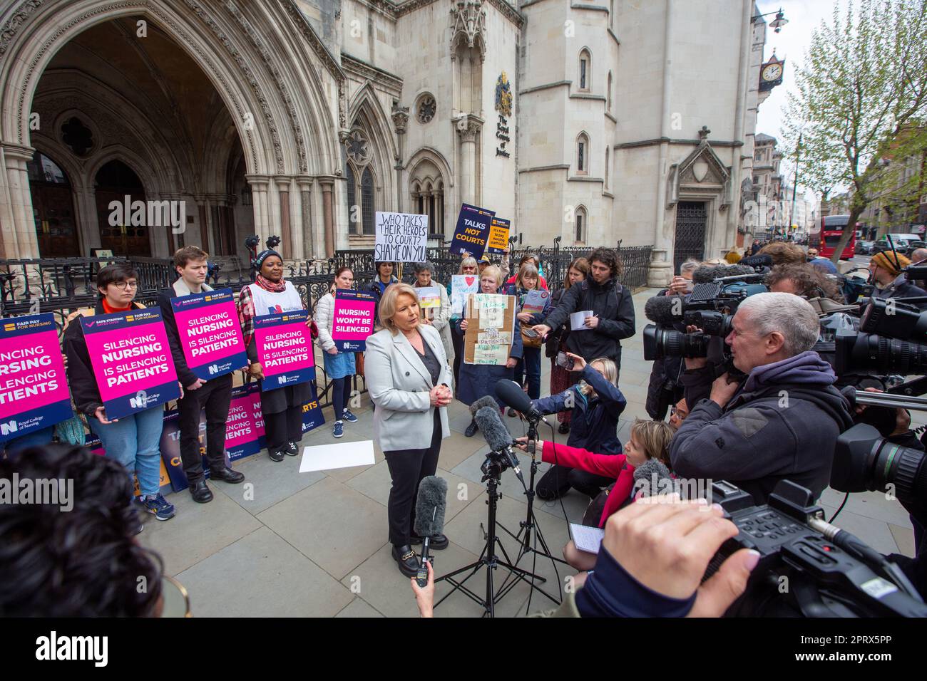 London, England, UK. 27th Apr, 2023. General Secretary of Royal College ...