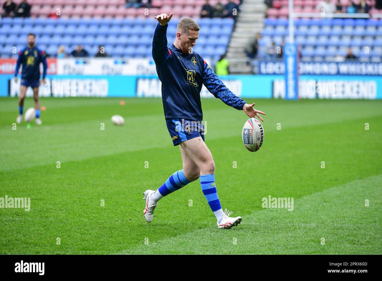 Wigan, England - 23rd April 2023 - Wakefield Trinity's Rowan Milnes ...