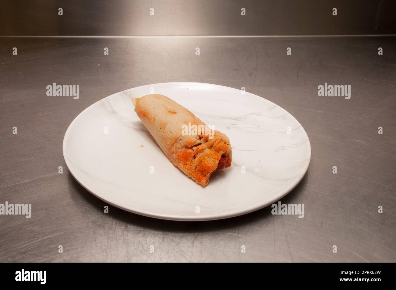 Delicious authentic Mexican cuisine known as pork tamales Stock Photo ...