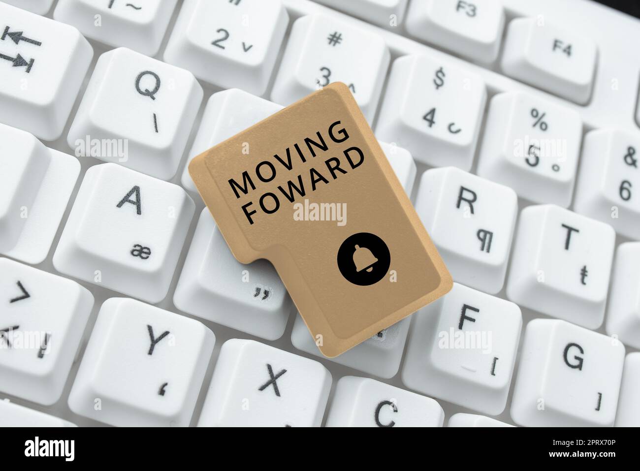 Sign displaying Moving Foward, Internet Concept Towards a Point Move on ...
