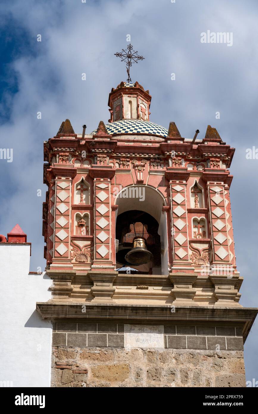 Bell tower of the 16th century Church of Our Lady of the Assumption in ...