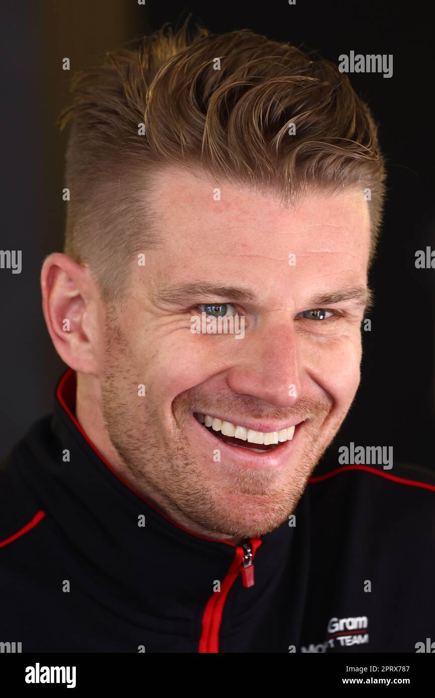 Baku, Azerbaijan. 27th Apr, 2023. Nico Hulkenberg (GER) Haas F1 Team ...