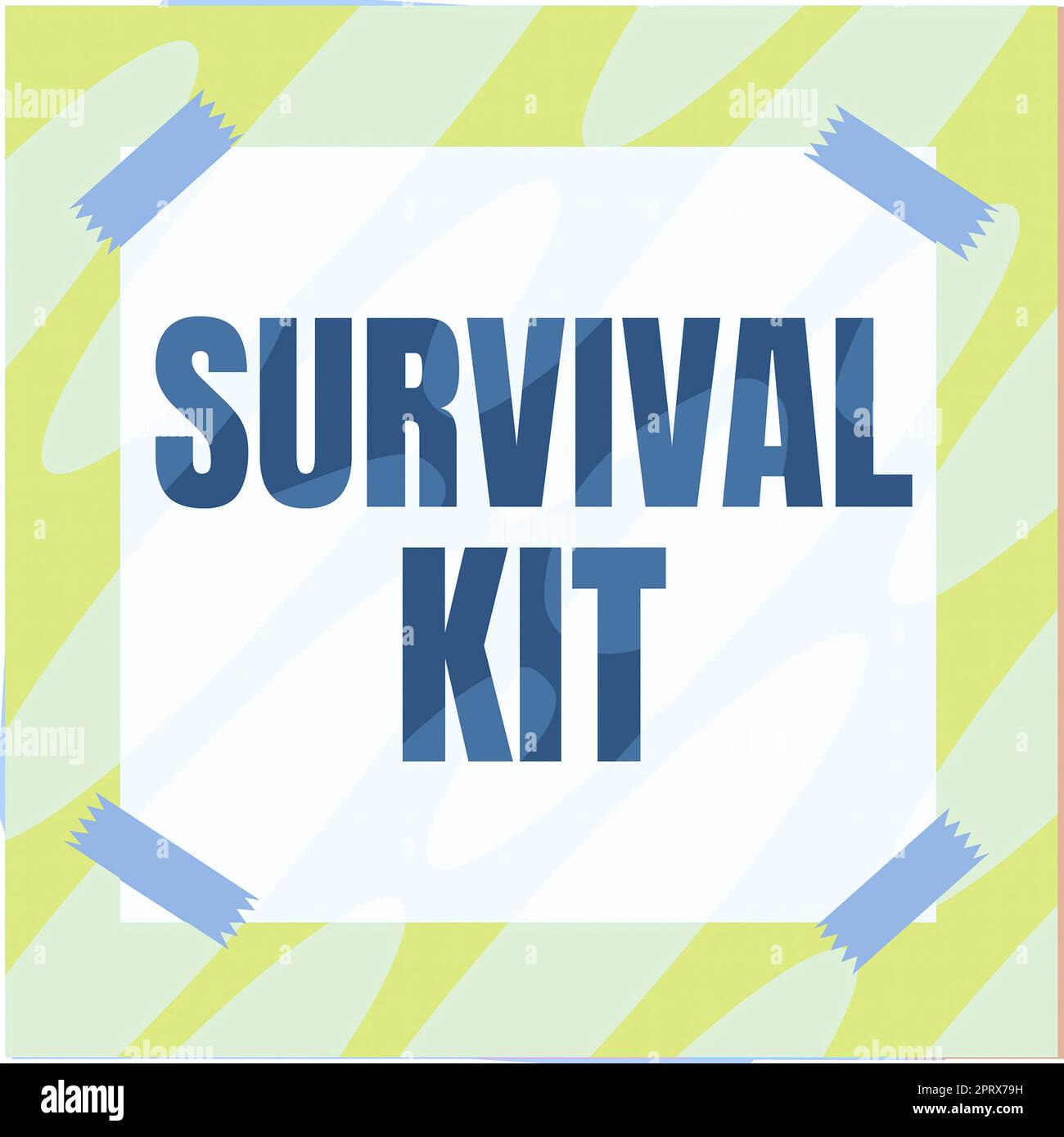Inspiration showing sign Survival Kit, Business idea Emergency ...