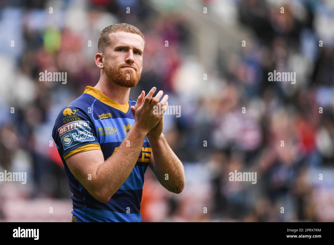 Wigan, England - 23rd April 2023 - Wakefield Trinity's Rowan Milnes ...
