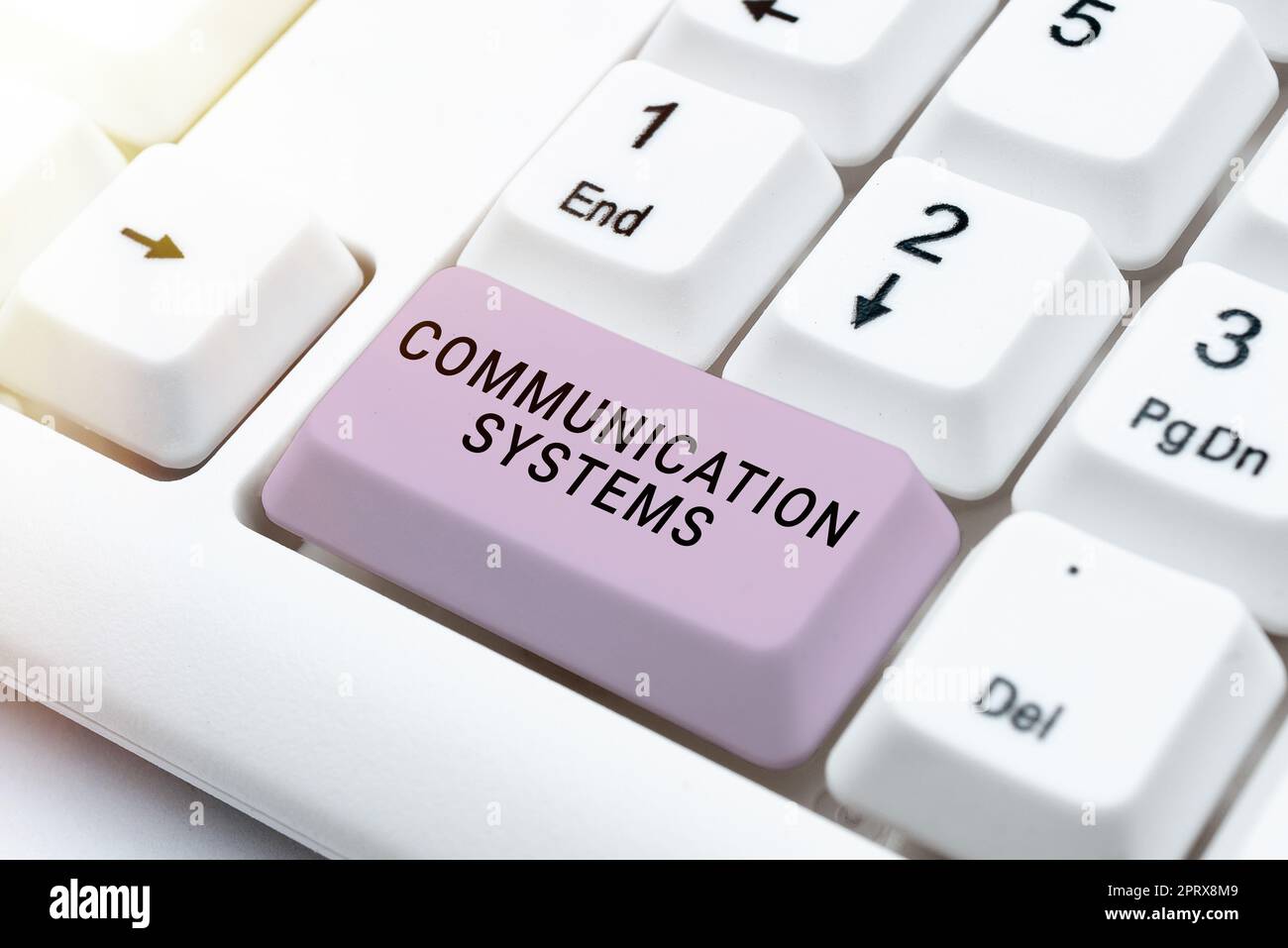 Text sign showing Communication Systems, Business showcase Flow of ...