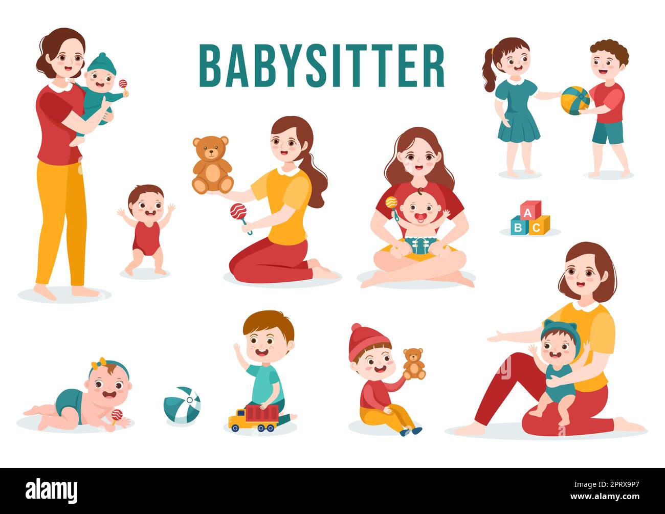 Babysitter or Nanny Services to Care for Provide for Baby Needs and ...