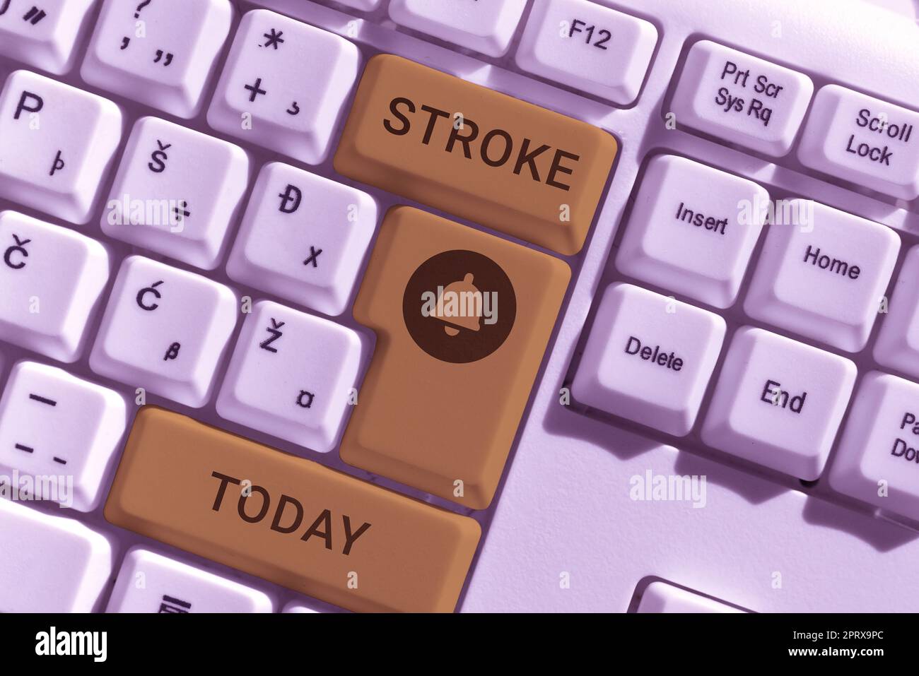 Writing displaying text Stroke, Word Written on caused by bleeding into ...