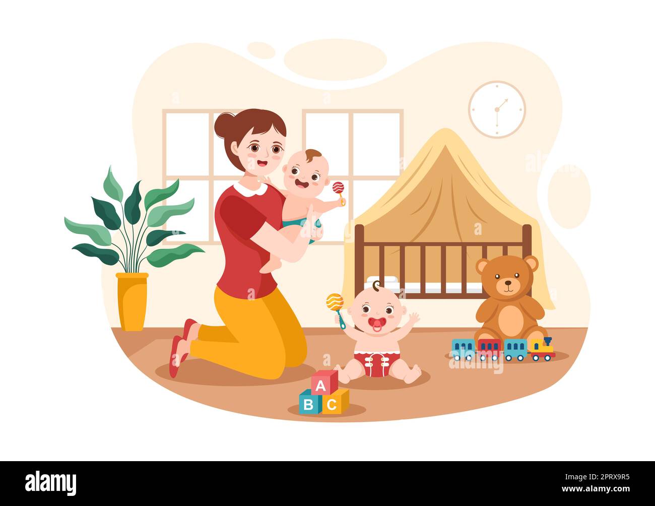 Babysitter or Nanny Services to Care for Provide for Baby Needs and ...