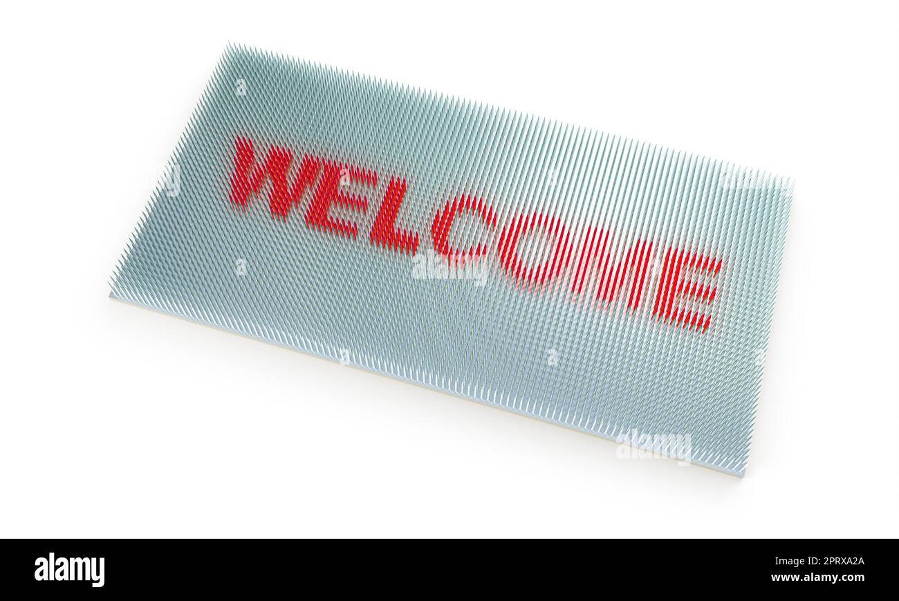 Welcome writing Cut Out Stock Images & Pictures - Alamy