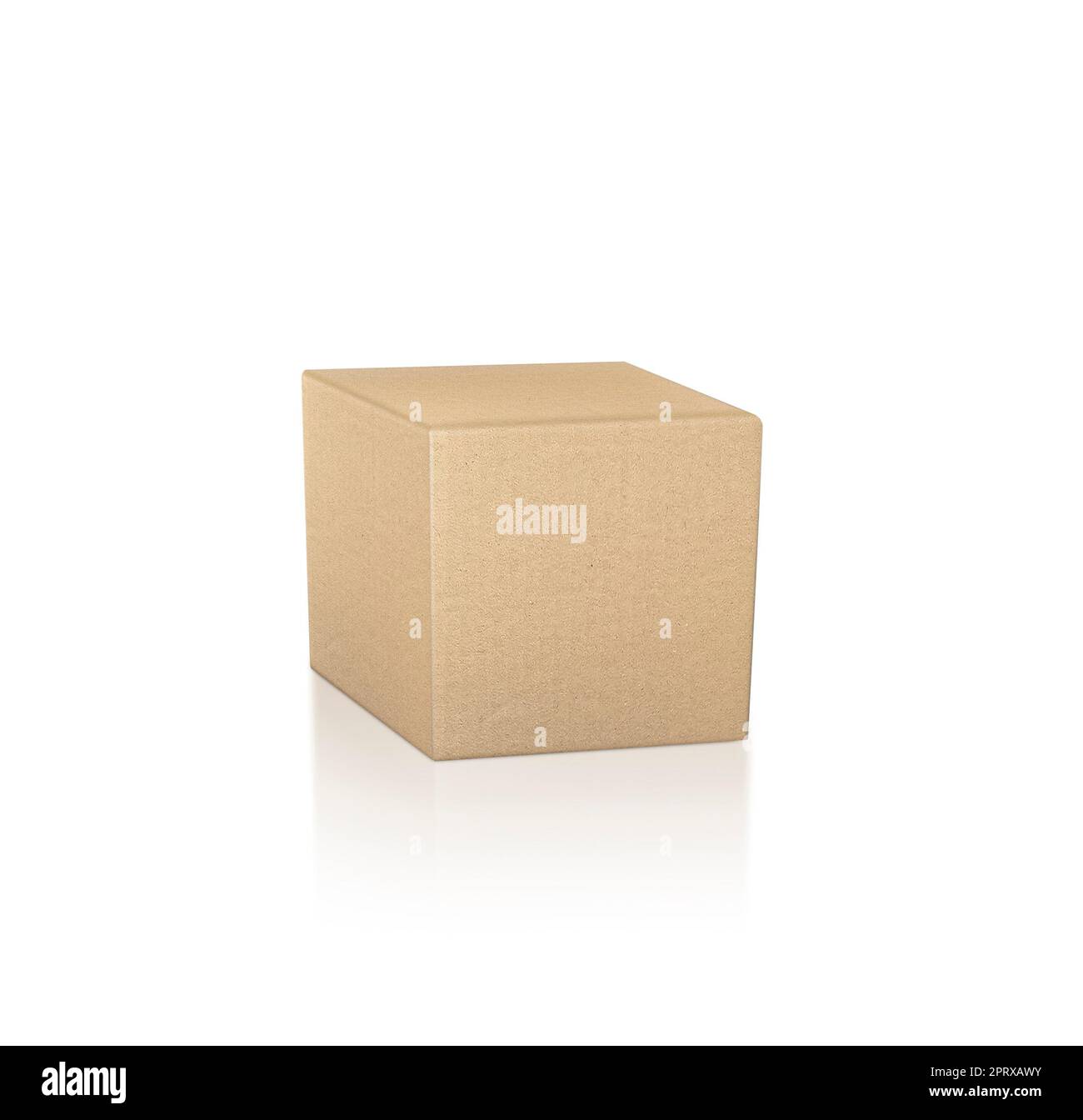 carton box isolated on white background Stock Photo - Alamy