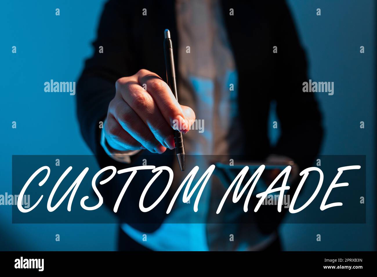 Inspiration showing sign Custom Made, Business showcase personalized ...