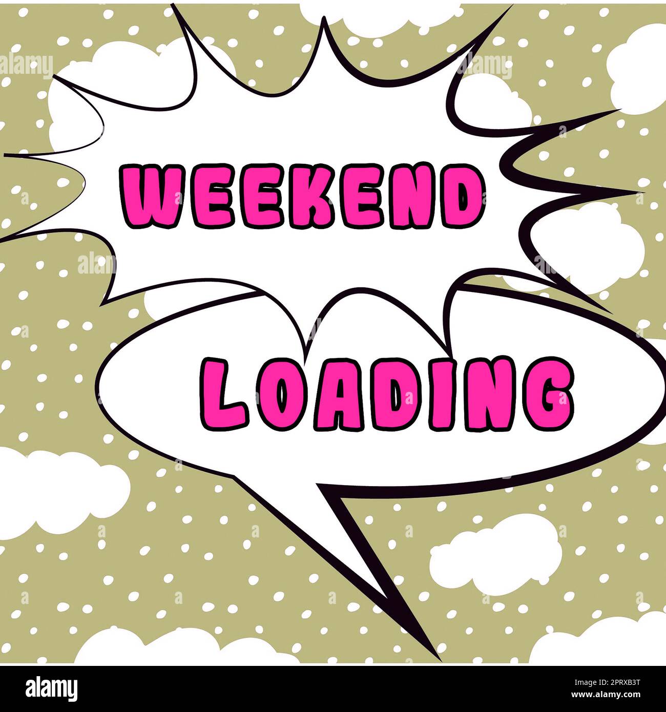 Text caption presenting Weekend Loading, Business concept Starting ... Text caption presenting Weekend Loading, Business concept Starting ...